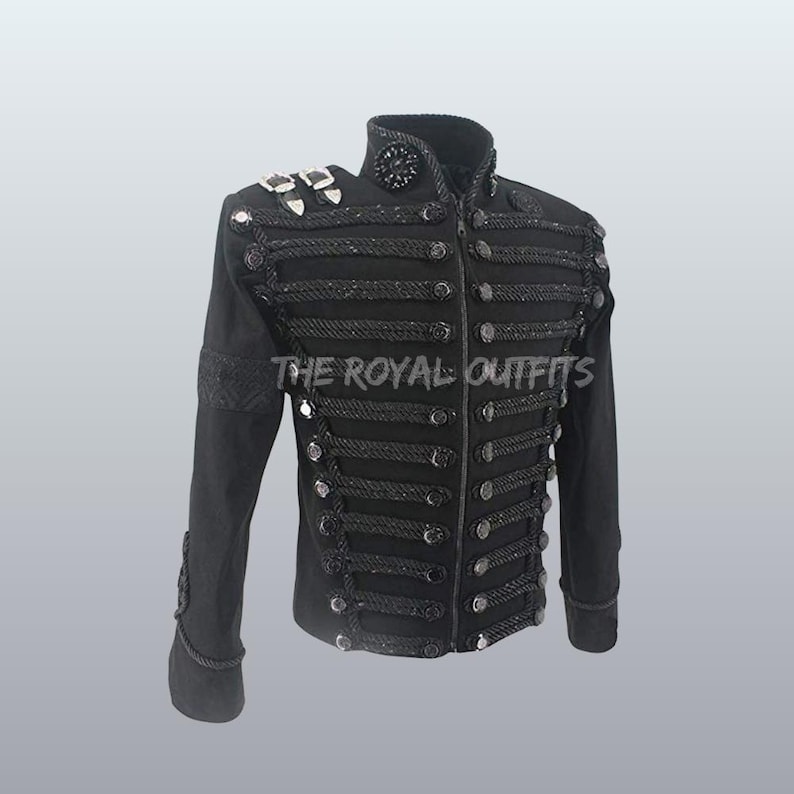 Michael Jackson Military Jacket: Handmade Gold Braid Parade Costume - Etsy
