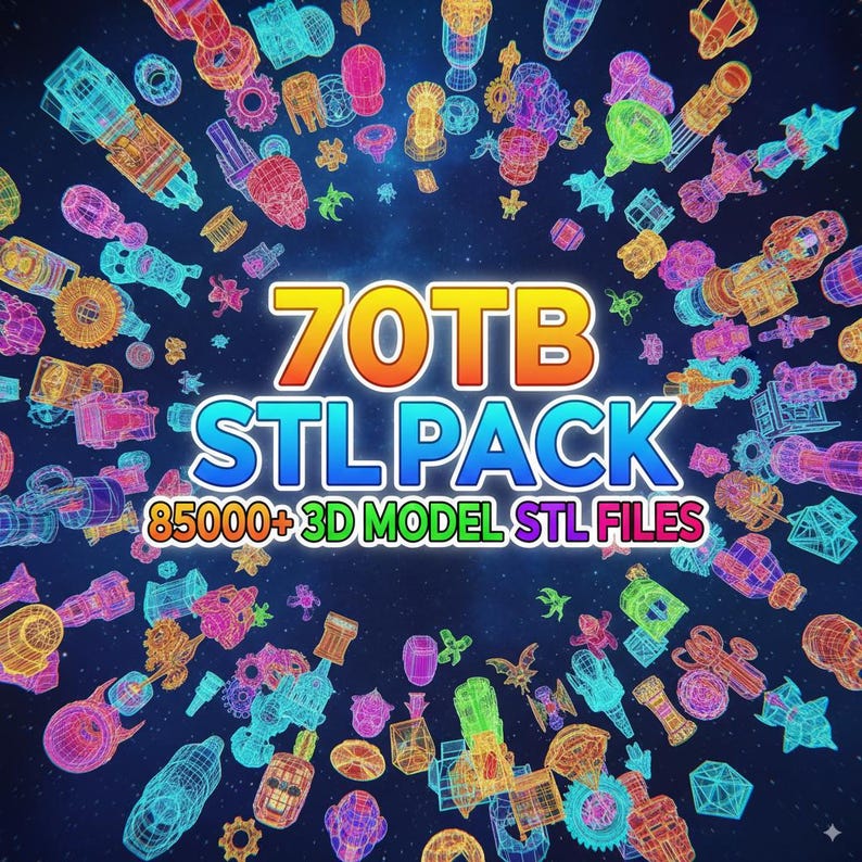 STL File Bundle: Huge 3D Print Collection - Fantasy, Sci-fi, Props - Etsy