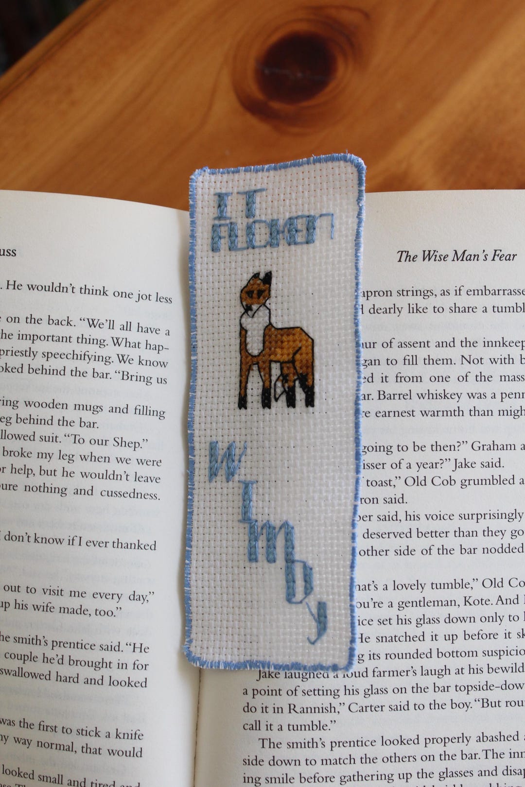 Cross Stitch Pattern- 'wimdy' Fox Meme Bookmark | Cursing Animal Series ...