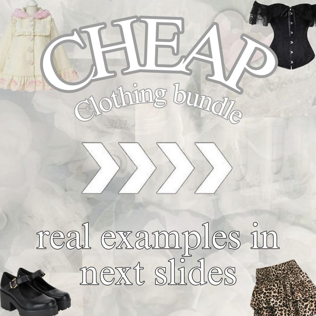 CHEAP Clothing Surprise Bundle. Whimsigoth, Cottagecore, Scene, Emo ...