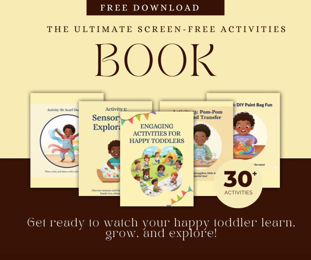 Screen-free Activities E-book – 30 Days of Fun, Montessori Play ...