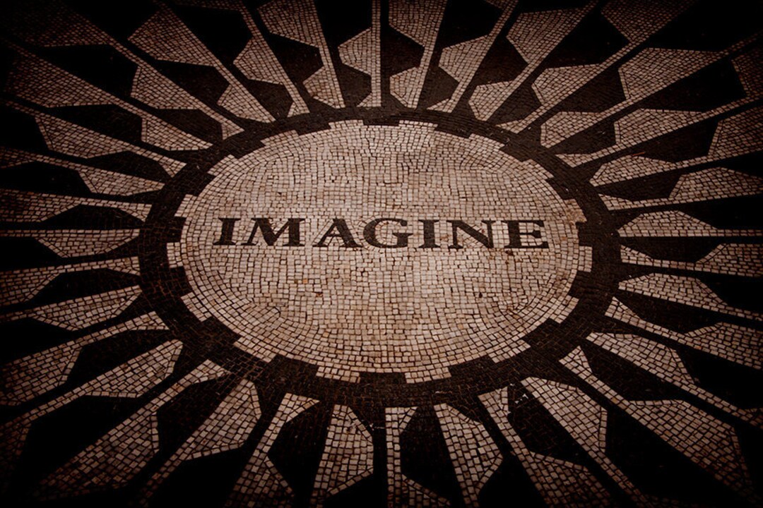 Imagine Fine Art Print in Black & White, John Lennon, Beatles, Believe ...