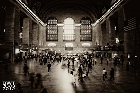 Sepia Train Station