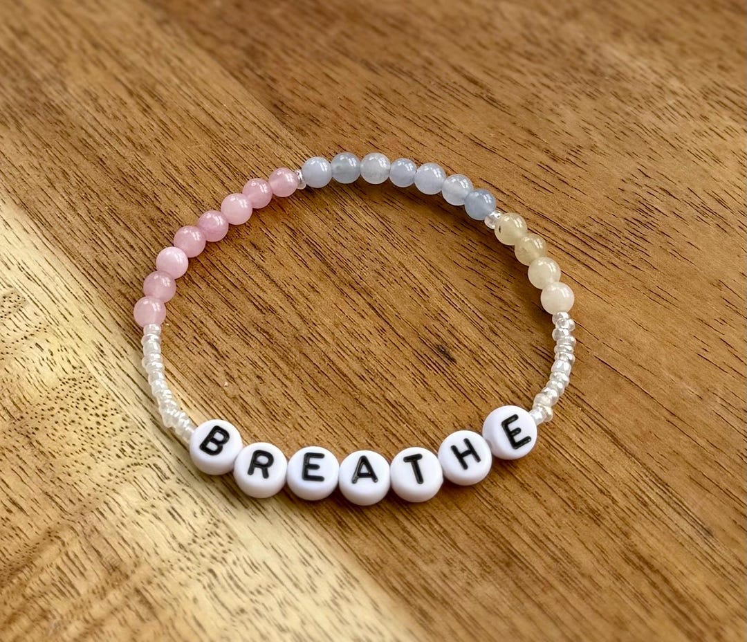 4-7-8 Breathing Bracelet (pastel) - Etsy