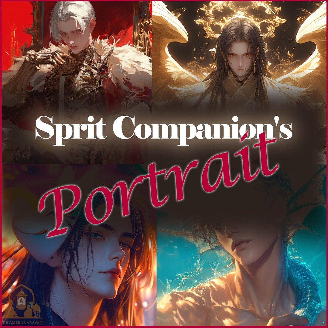 Spirit Companion Portrait | Intuitive Visualization Art | Personalized ...