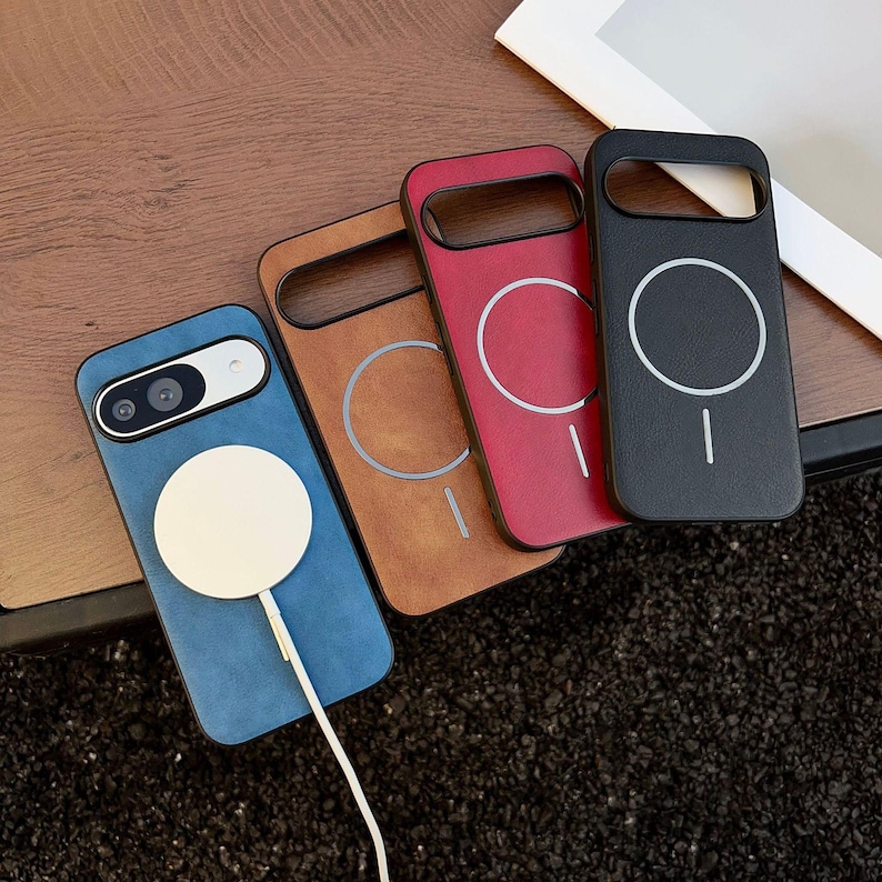Personalized Crazy Horse Leather Google Pixel Case With Magsafe Ring - Etsy