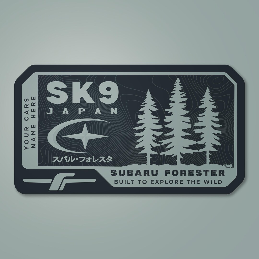 Subaru Forester SK9 Badge Sport - Etsy