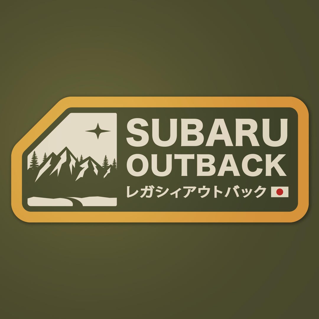 Subaru Outback Sticker Badge - Etsy