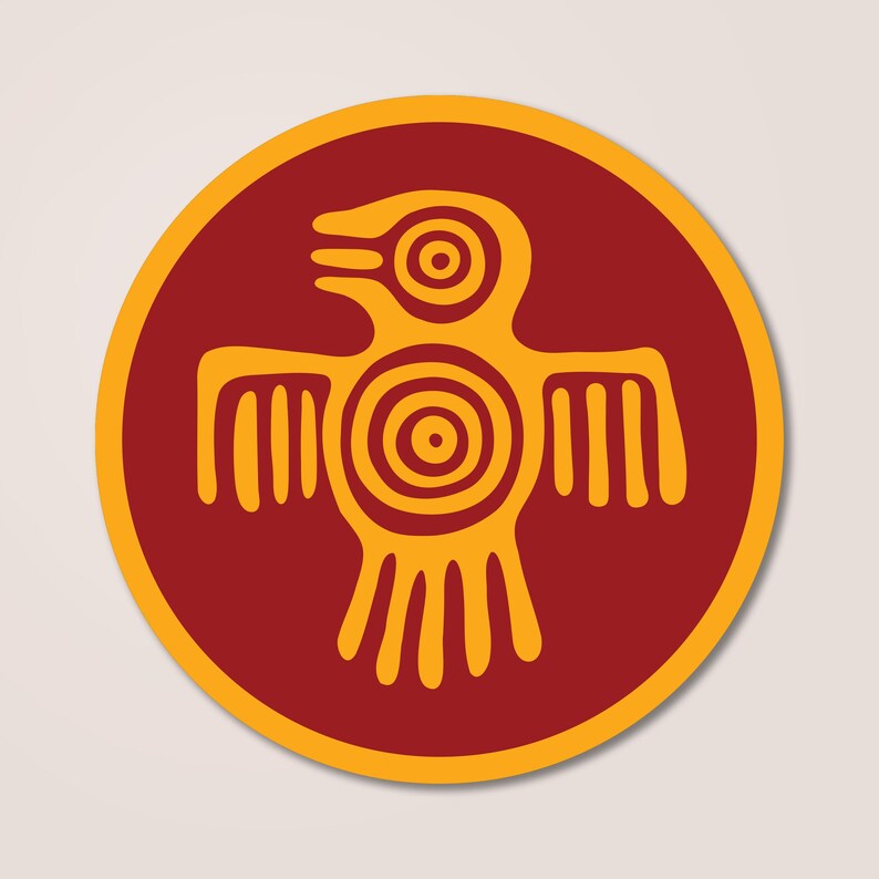 Aztec Spirit Bird Symbol - Etsy