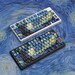 Starry Night Van Gogh Painting Inspired PBT Keycap Set | PBT Keycaps ...