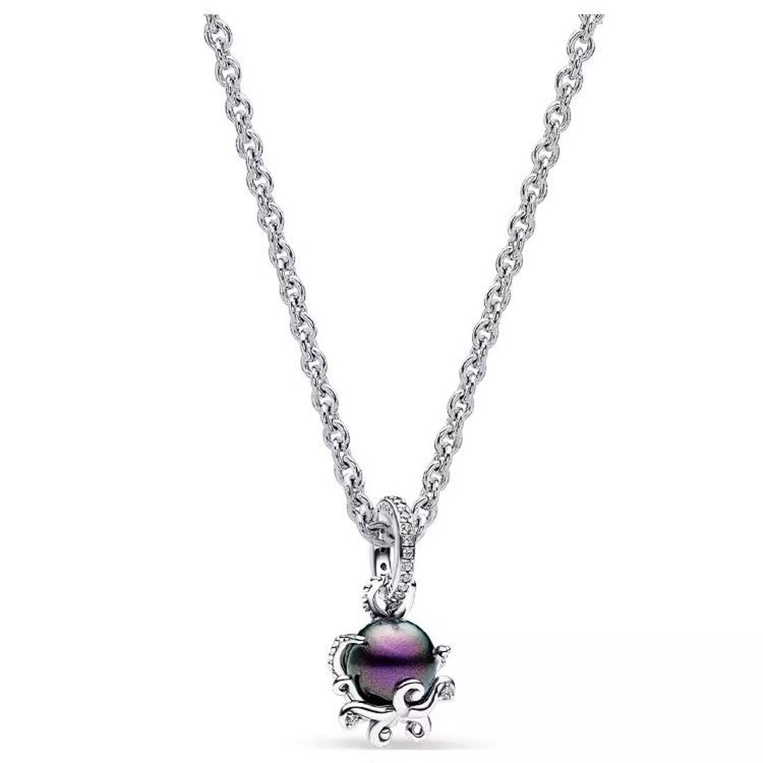 Pandora the Little Mermaid Ursula Dangle Charm Necklace Set - Etsy