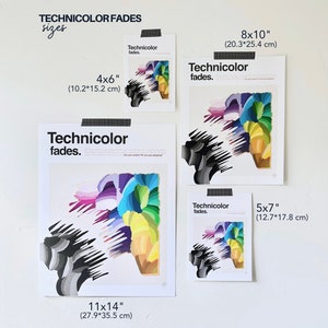 Technicolor Fades Illustration | Whimsical Colorful Drawing | Color ...