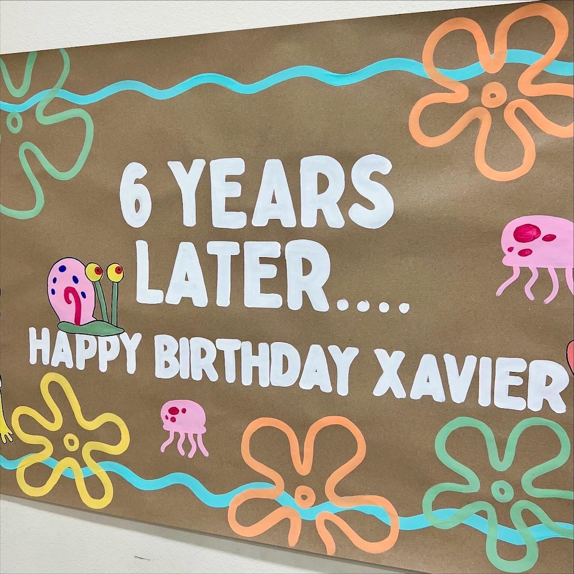 Spongebob Birthday Banner - Etsy