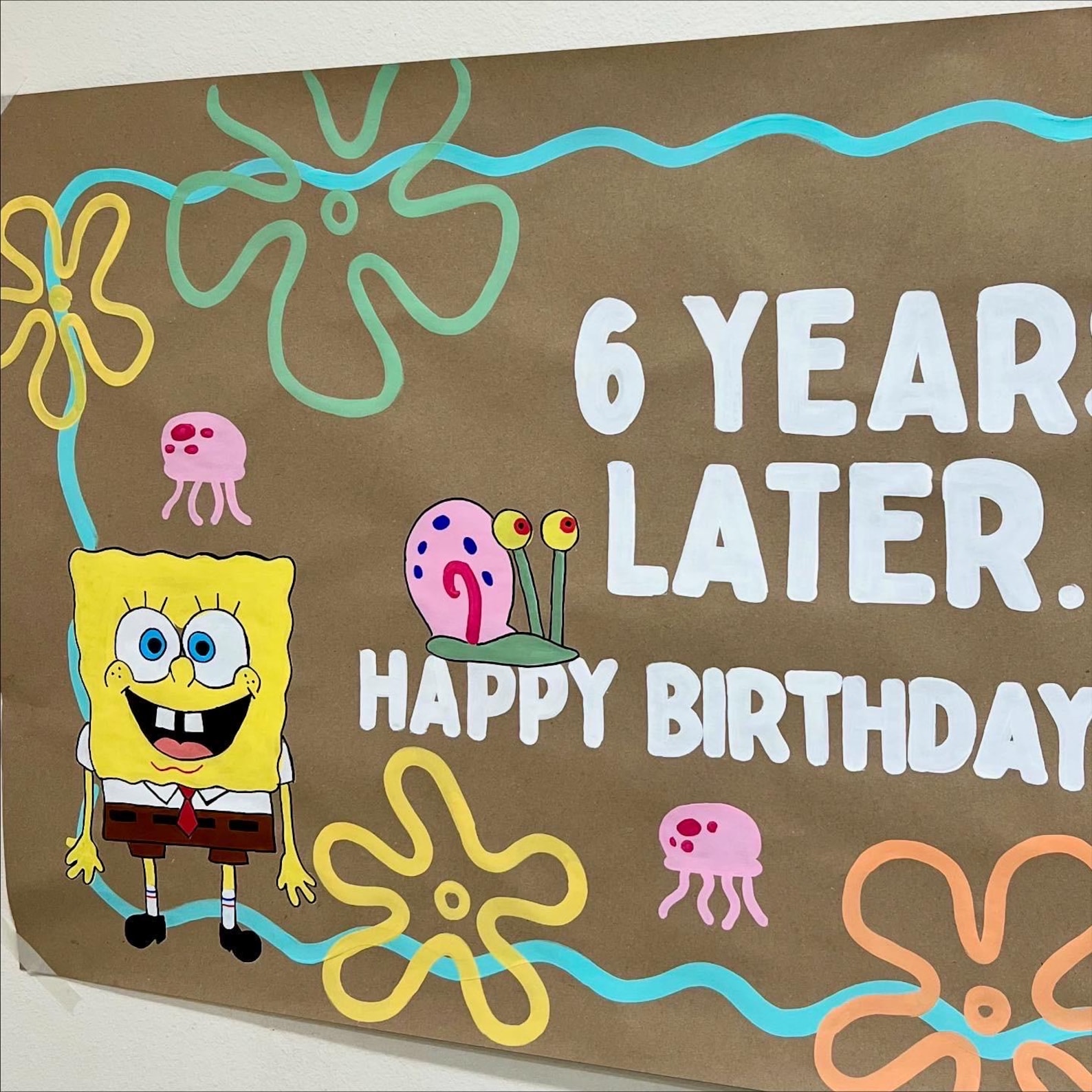 Spongebob Birthday Banner - Etsy