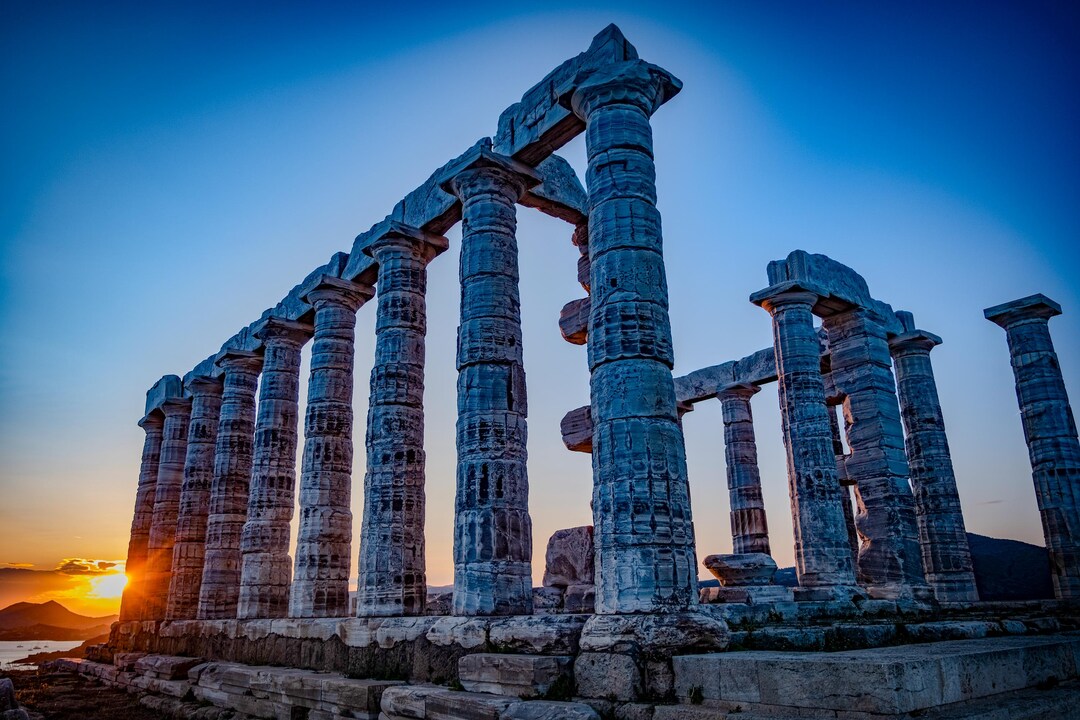 Photo, Greece, Cape Sounion, 8"x12", Ready for Framing - Etsy