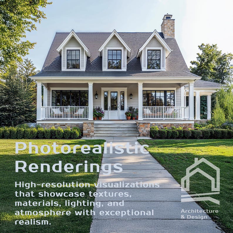 3D Architectural Rendering: Custom Home Design & Exterior Visualization ...