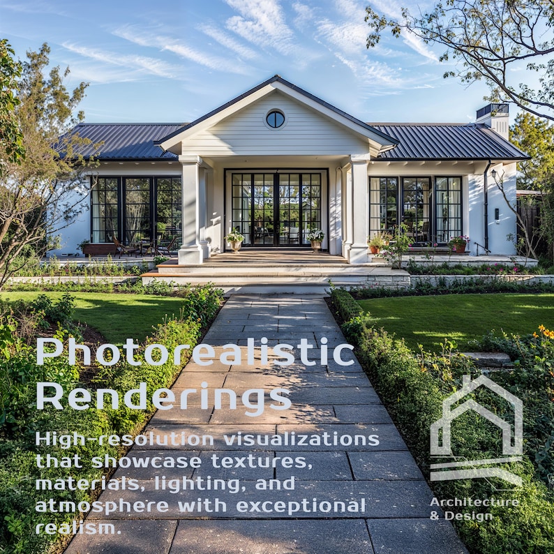 3D Architectural Rendering: Custom Home Design & Exterior Visualization ...
