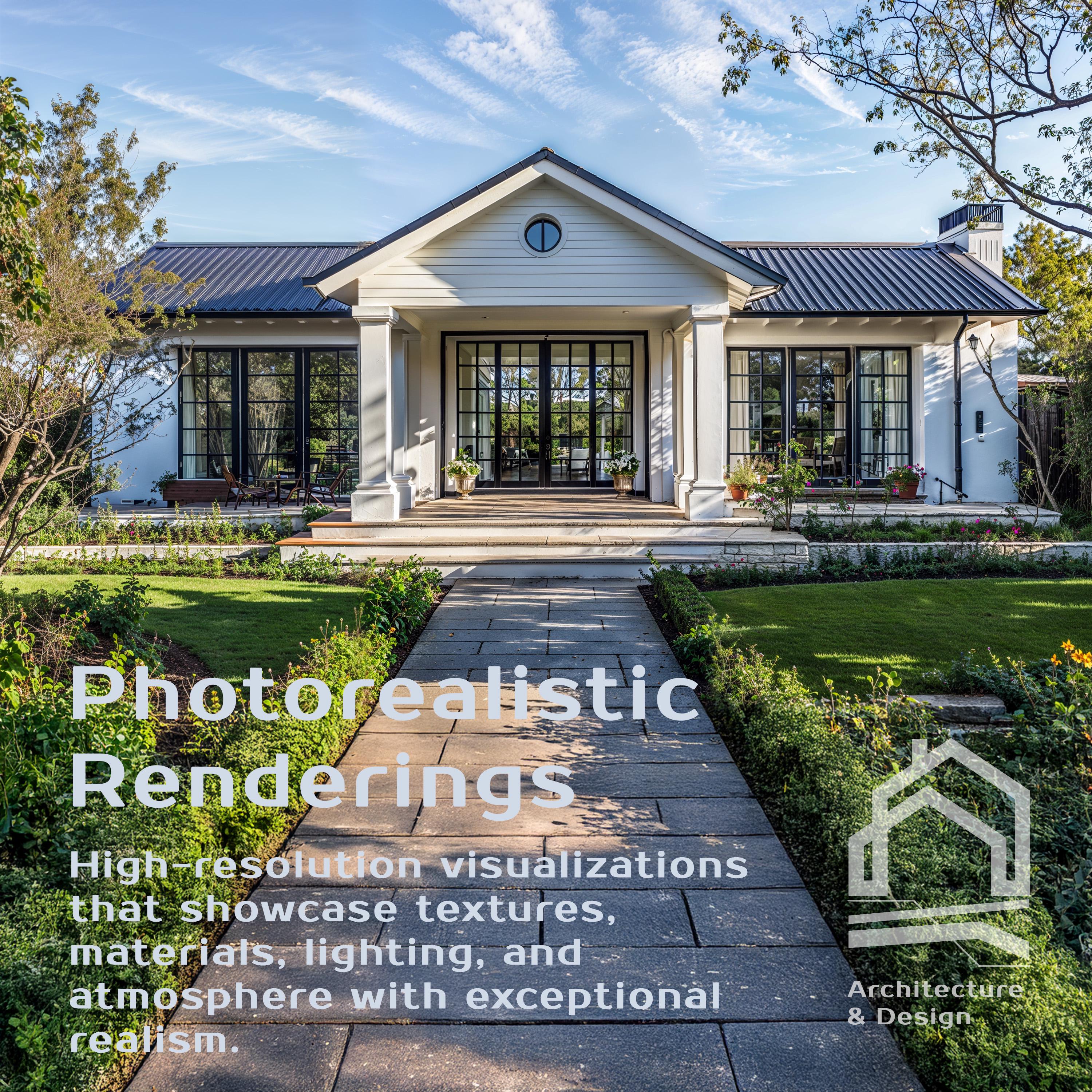 3D Architectural Rendering: Custom Home Design & Exterior Visualization ...
