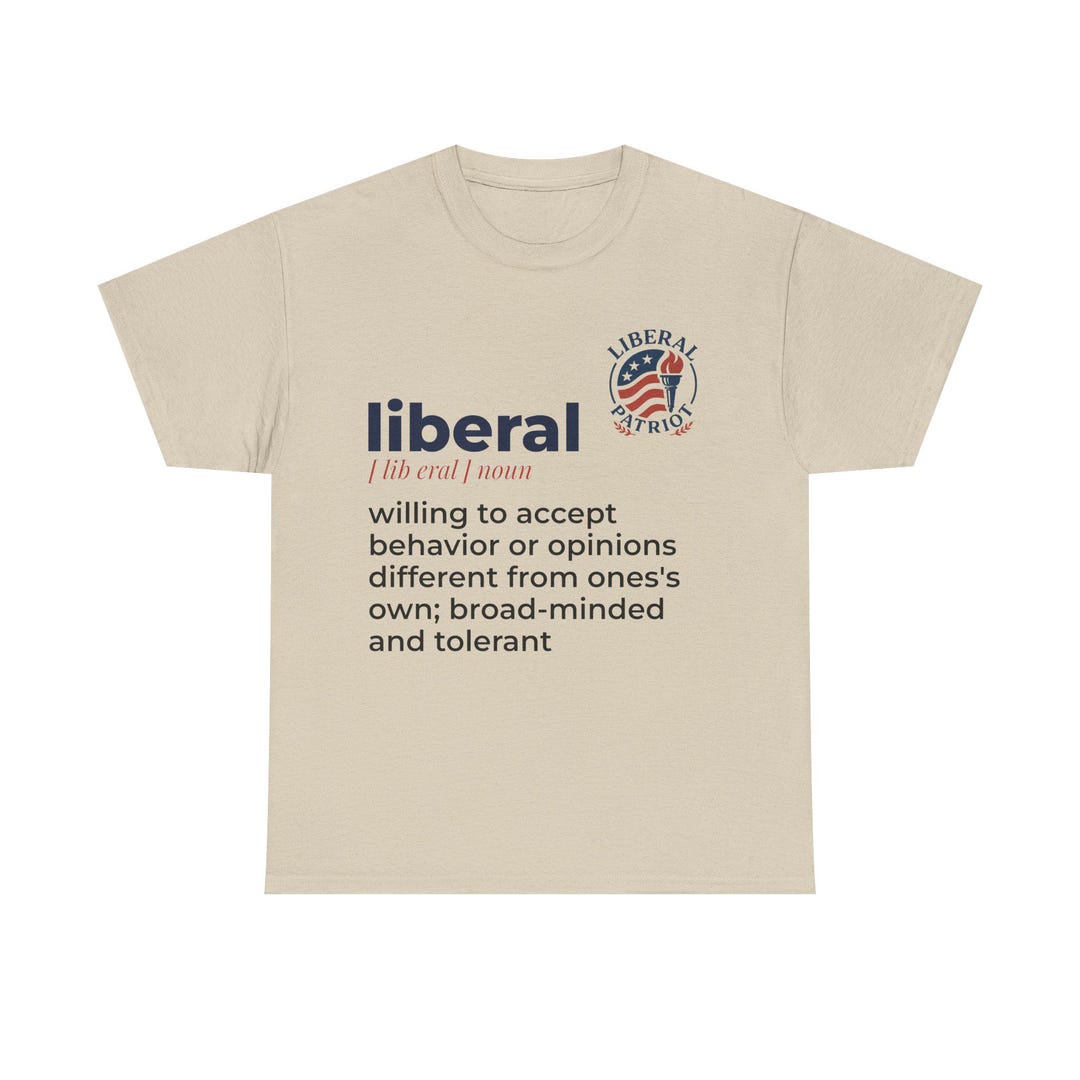 Liberal Definition Tshirt - Etsy