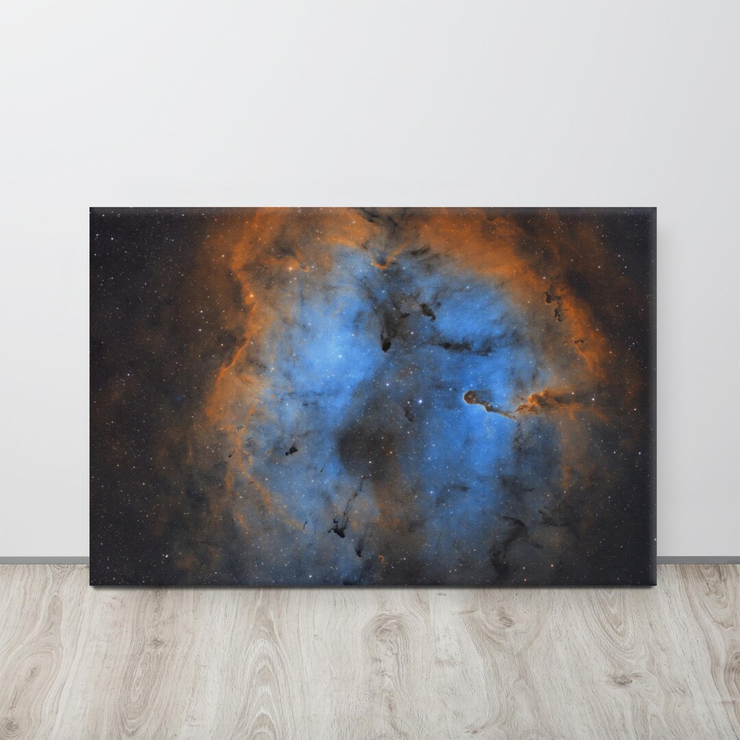 Elephant Trunk Nebula - Hubble Palette (24 X 36 Canva) - Etsy