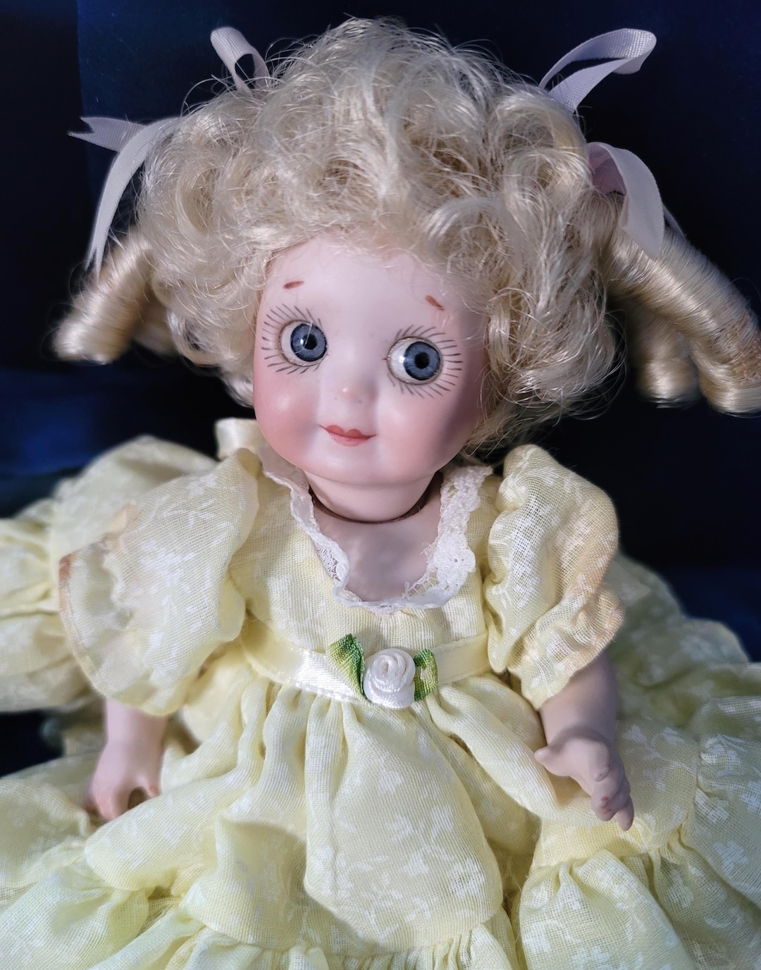 OAK Artist Reproduction Googly Eyed Kestner JDK 221 All Bisque Girl ...