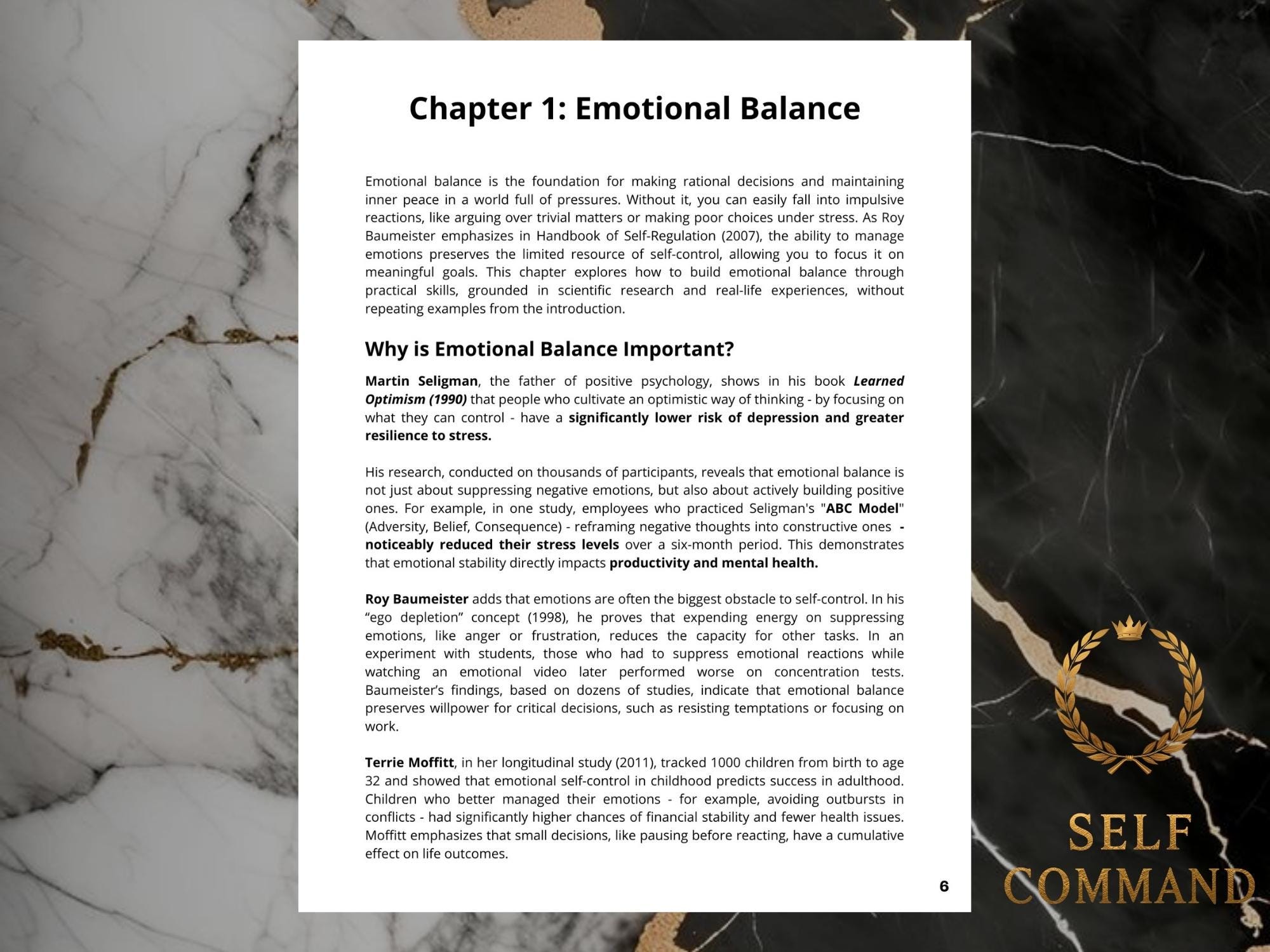 Self-control E-book: Master Your Mind & Transform Your Life (PDF) - Etsy UK