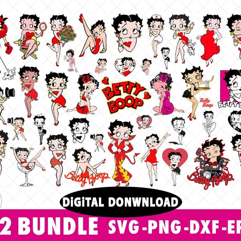 Betty Boop Poster Digital - Etsy