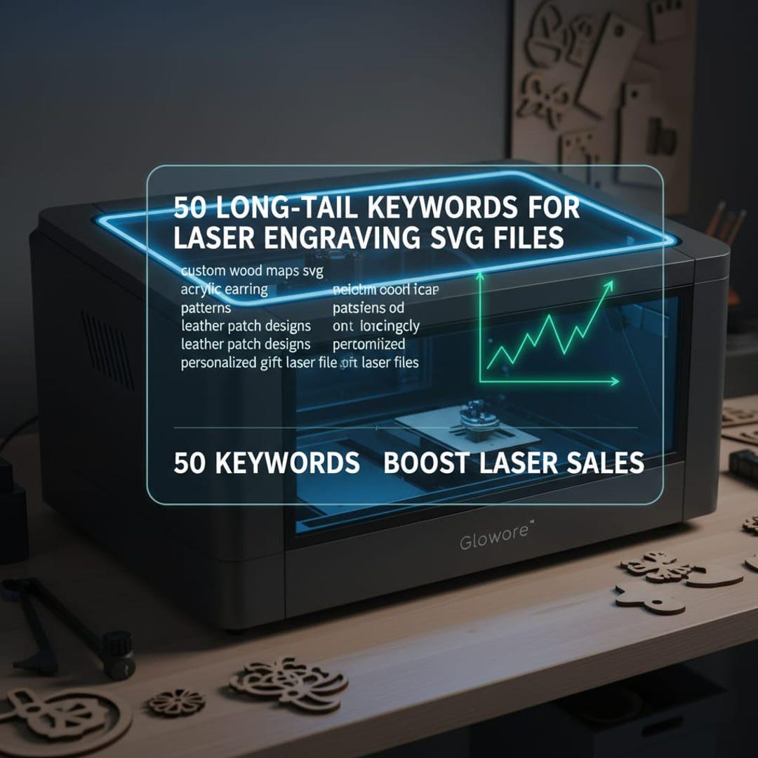 50 Laser Engraving SVG Keywords - Cutting Board SVG SEO Tags ...