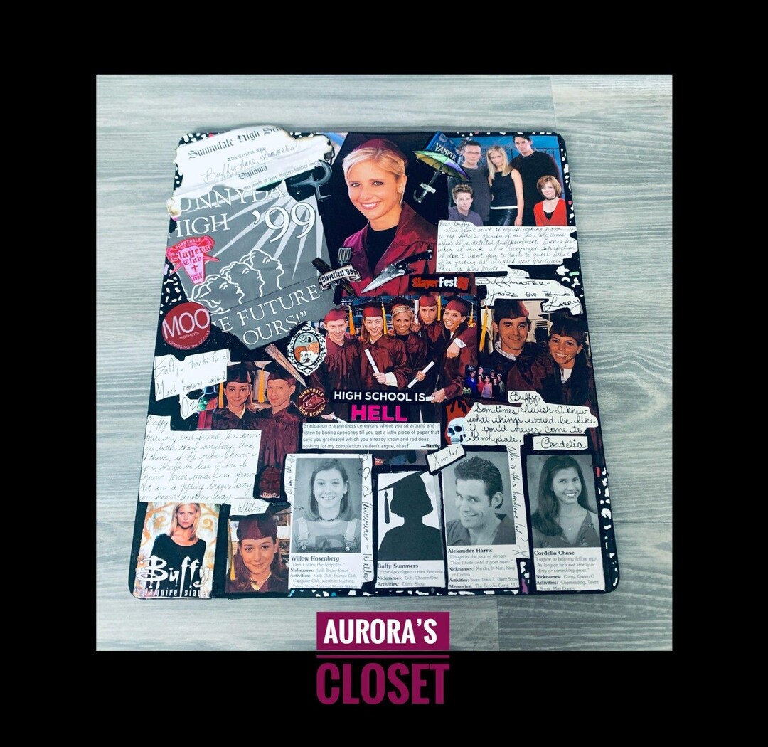 Buffy the Vampire Slayer Custom Sign Graduation Yearbook Autographs ...