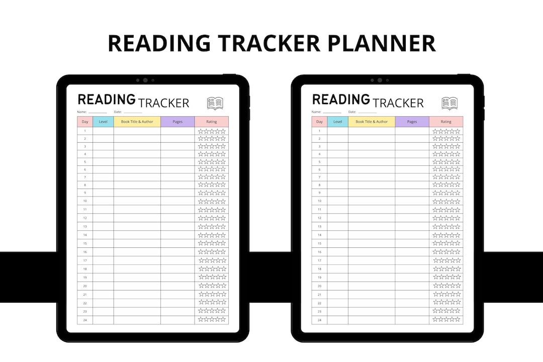 Printable Reading Tracker, Book Trackers, Bookshelf Reading Log, Bullet ...