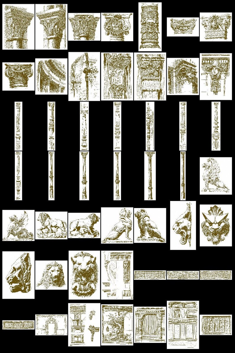 Digital Collection Antique Architecture / Download Old Book Printable ...