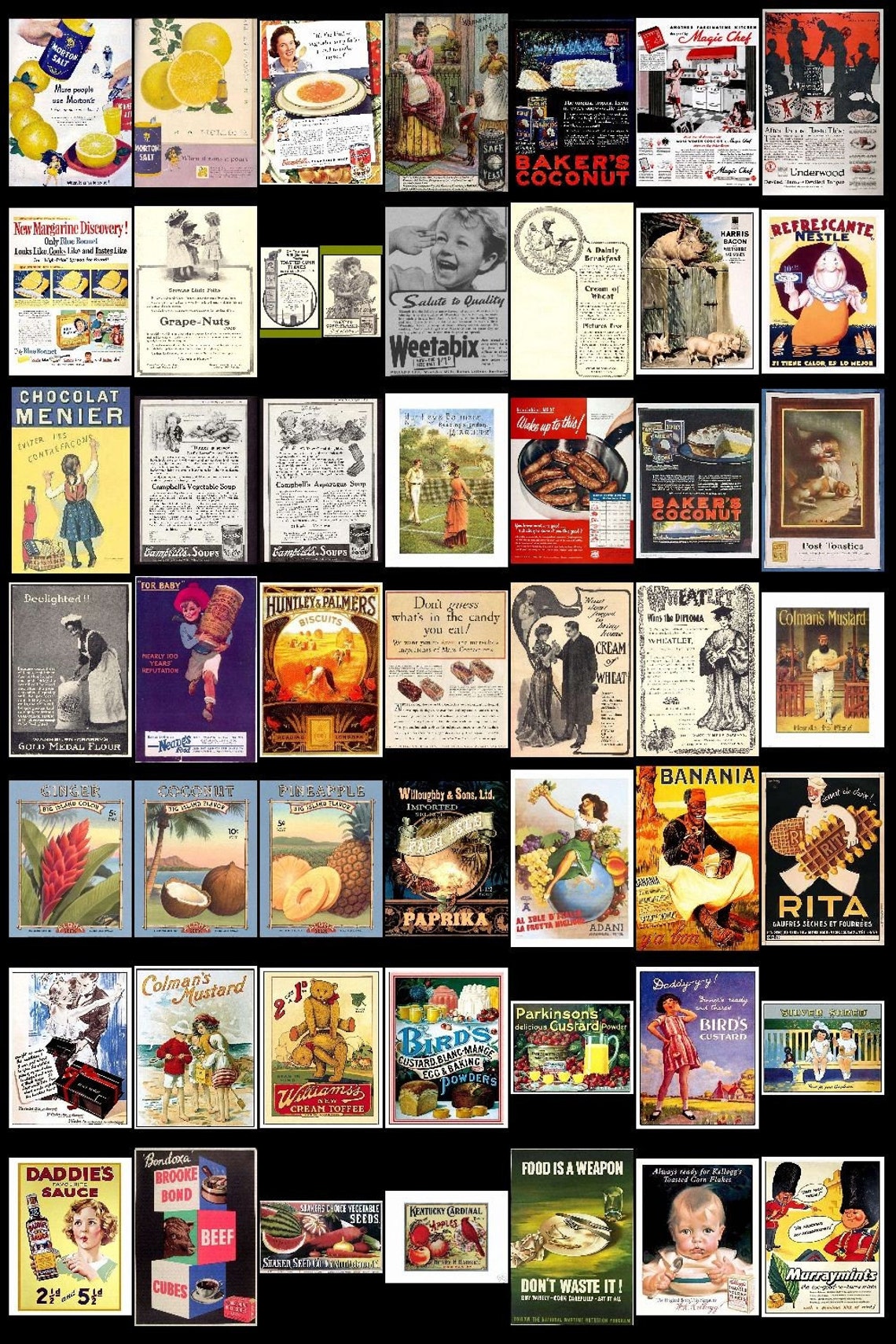 Household Scrap Digital Ephemera / ADS Illustration Digital / Cu Poster ...