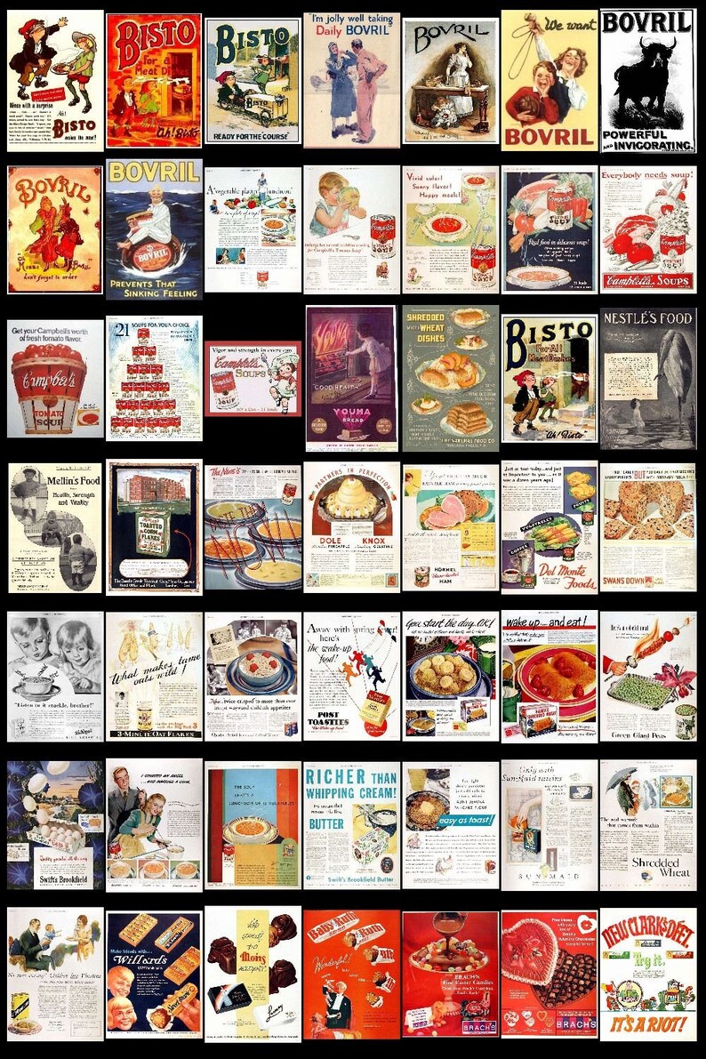 Household Scrap Digital Ephemera / ADS Illustration Digital / Cu Poster ...