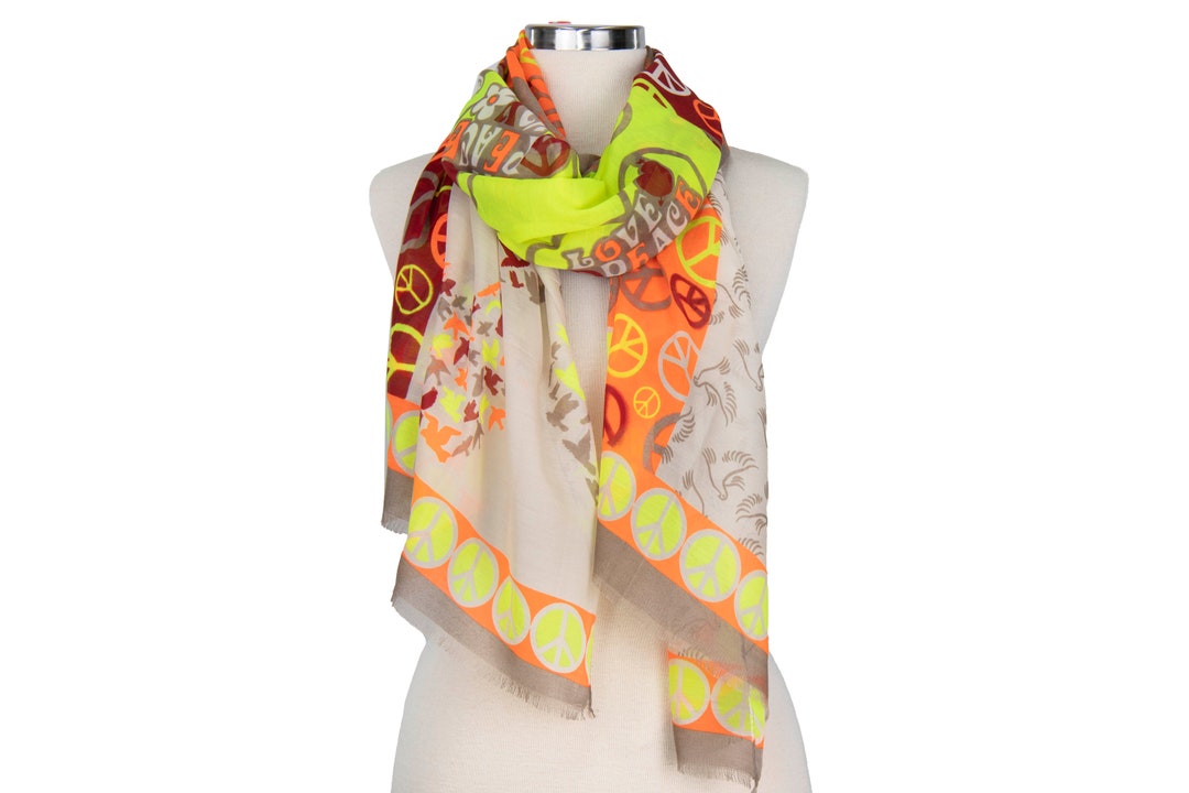 Fular Verano Mujer, Fular Estampado Pájaros, Fular Largo Regular Verano ...