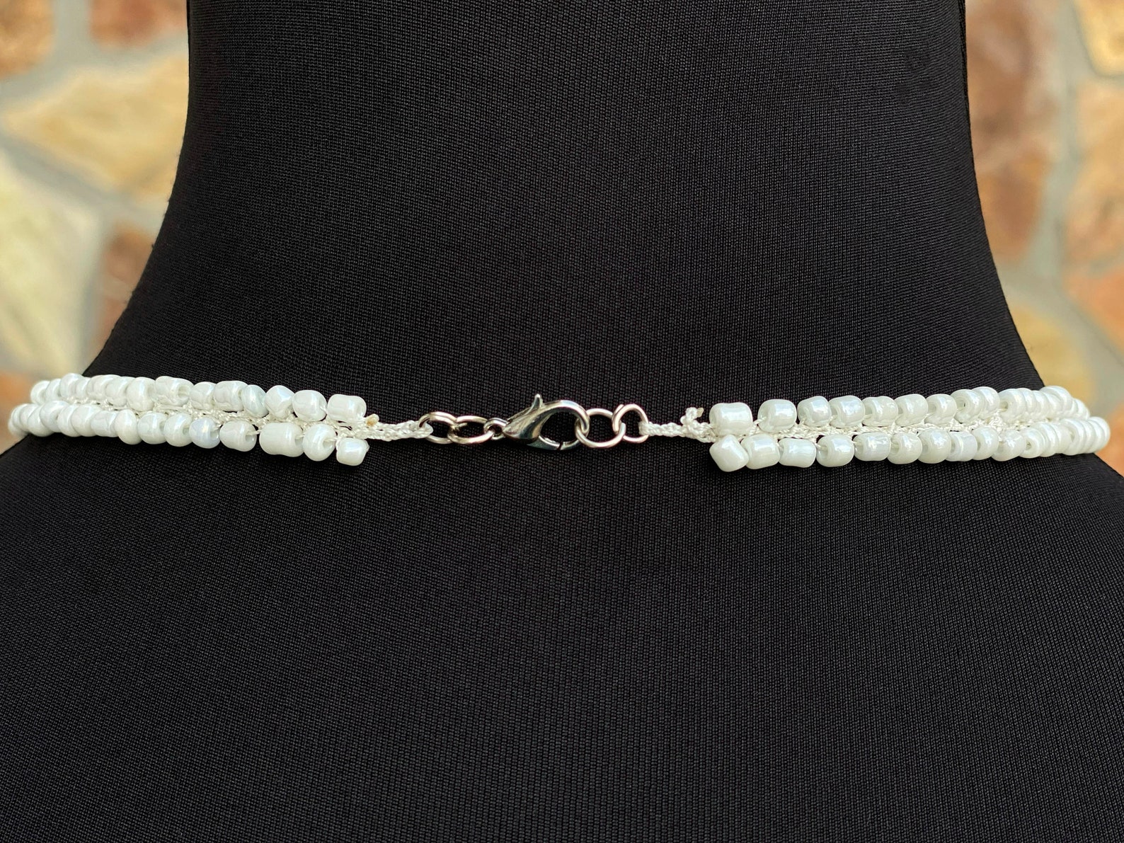 Beaded Necklace Oya Necklace Crochet Oya Necklace - Etsy