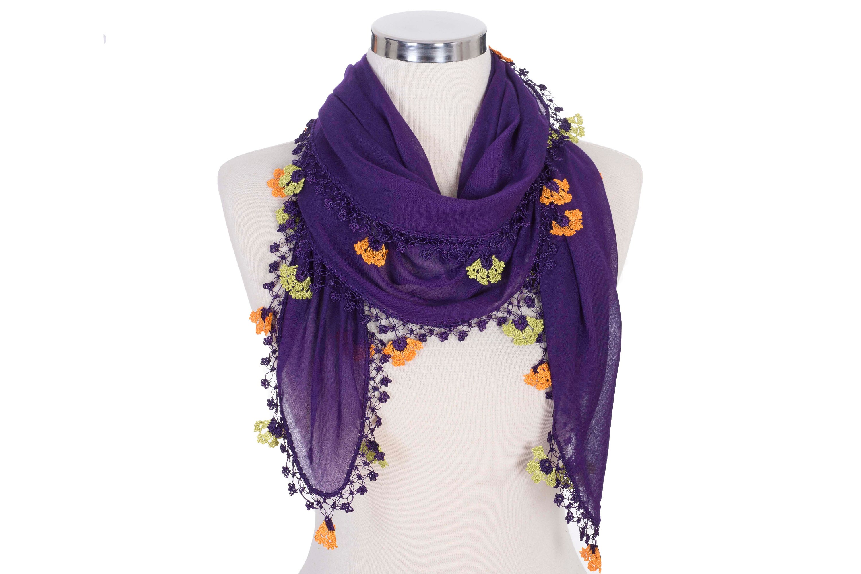 Turkish Oya Scarf Hand Crocheted Oya Scarf Summer Scarf | Etsy