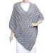 Knit Poncho Cabled Poncho Cable Pattern Plus Size Chunky - Etsy