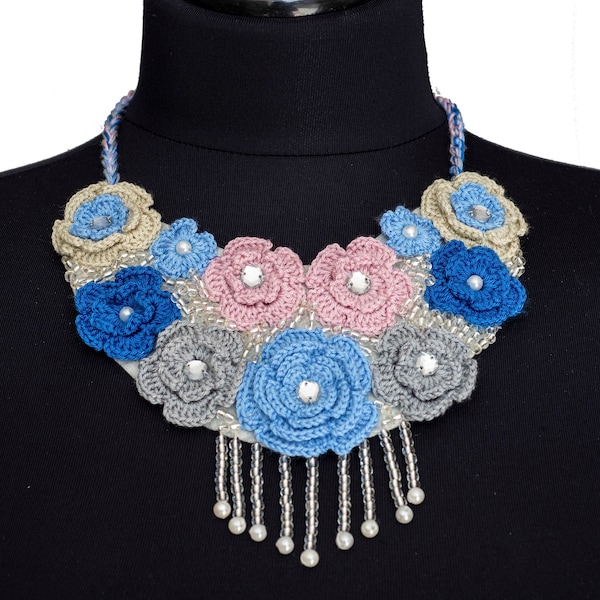 Fiber Necklace - Etsy