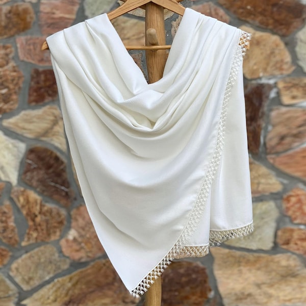 Ivory Wedding Shawl - Etsy