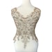 Crystal Bodice Applique Wedding Dress Applique Wedding Bodice Applique ...