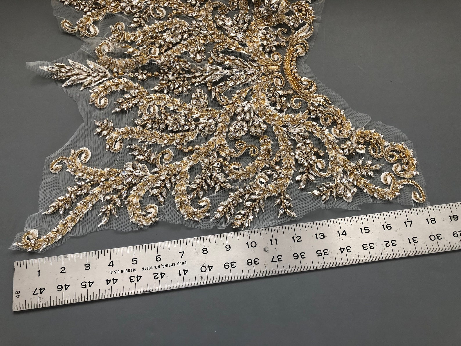 Crystal Bodice Applique Wedding Dress Applique Wedding Bodice - Etsy