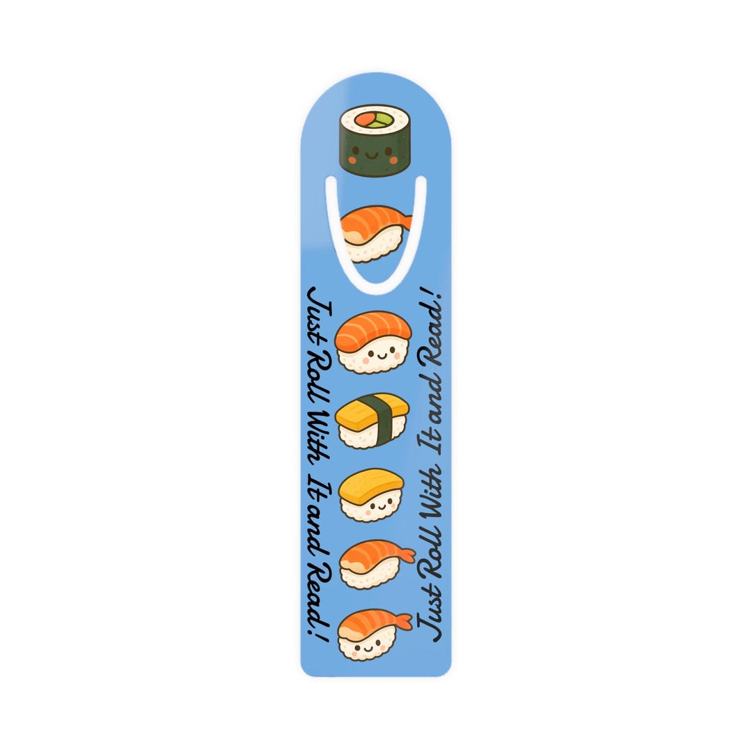 Kawaii Sushi Bookmark, Nigiri Page Marker, Book Lover Gift - Etsy