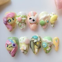 Custom Mlp Press on Nails - Etsy