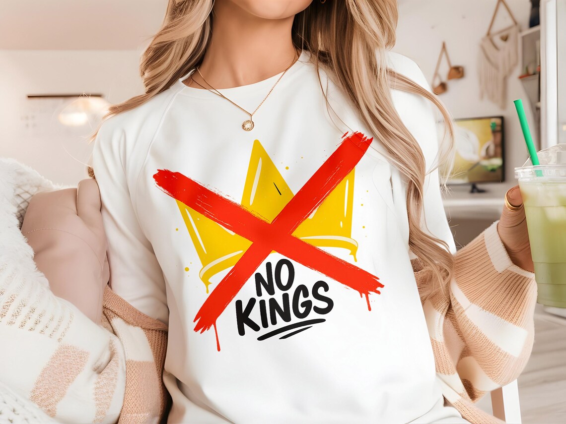 No Kings PNG: Anti Crown Street Art Rebel Graphic (digital Download) - Etsy