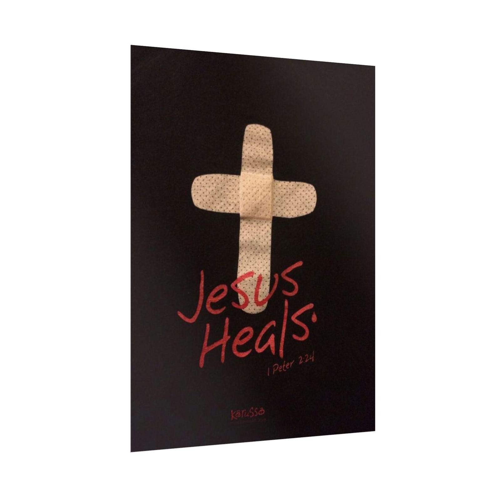 Jesus Heals Poster Print: Christian Inspirational Home Decor - Etsy