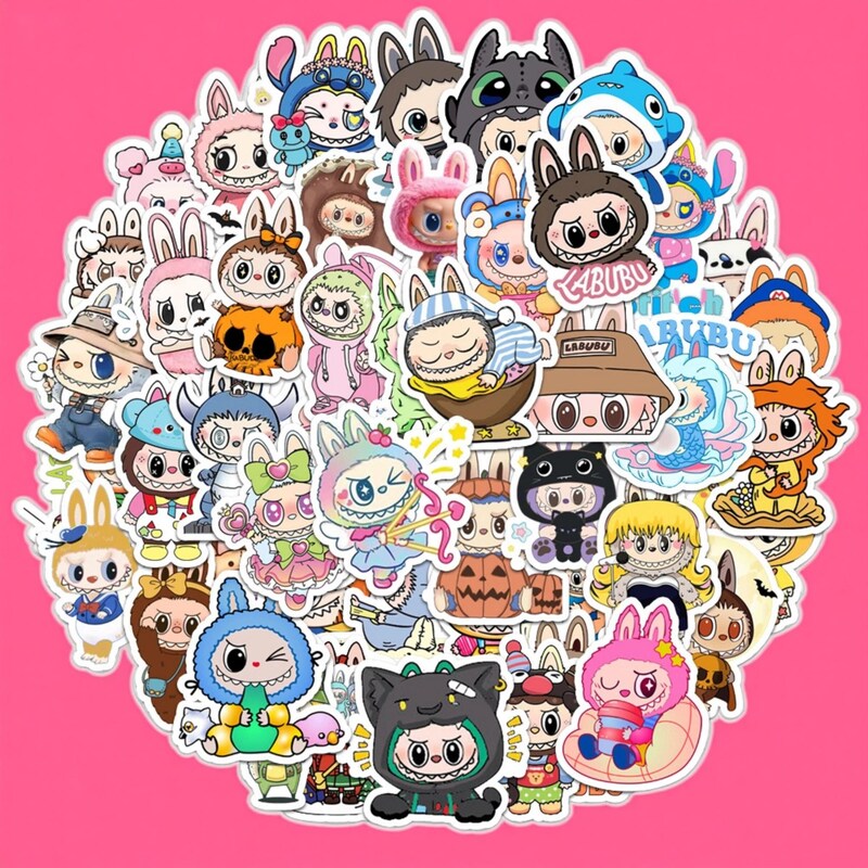 Cute Labubu Decals - Etsy