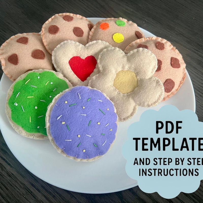 Felt Cookies - Etsy