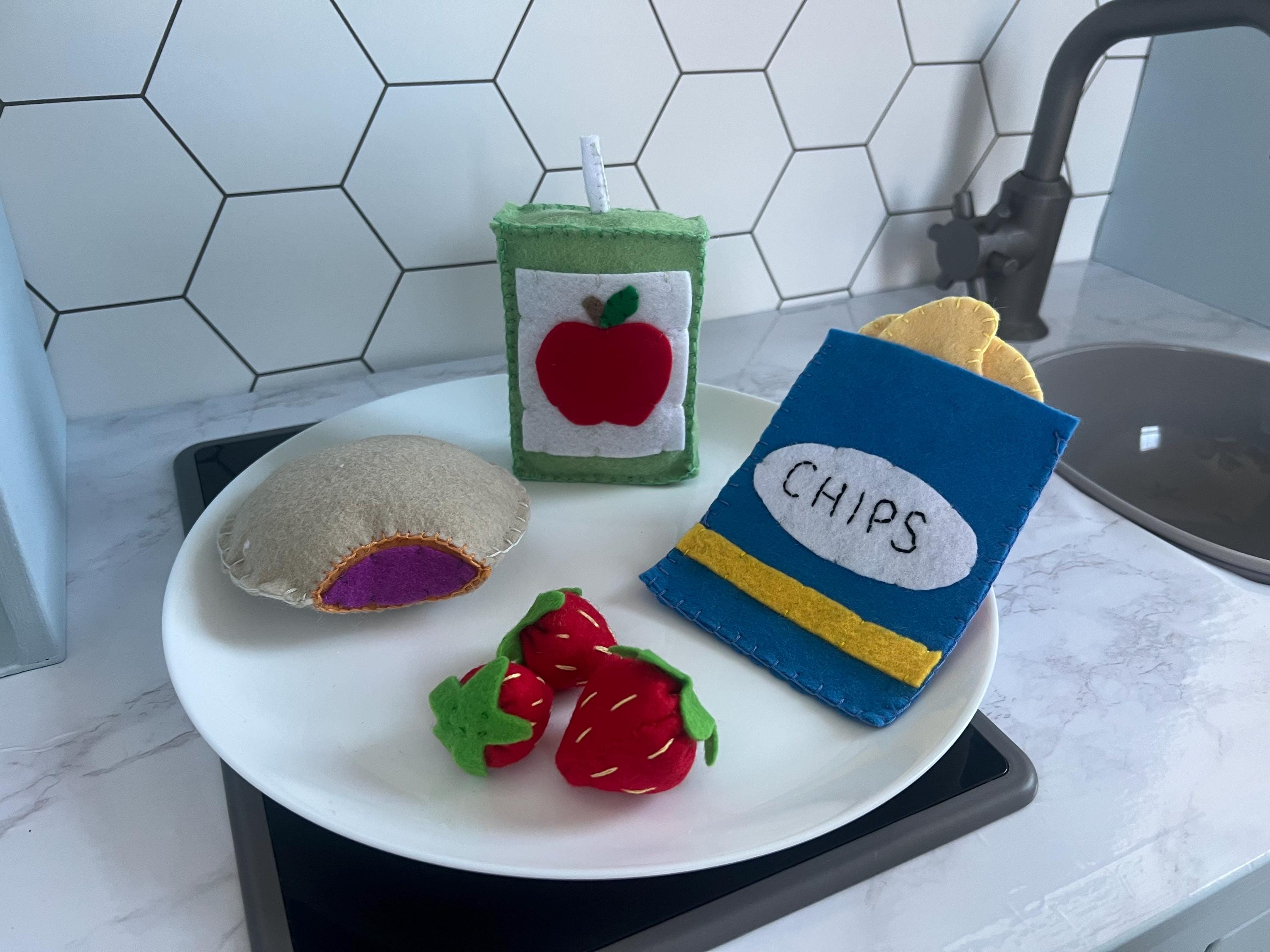 Felt Lunch Set Sewing Pattern | PDF Template & Step-by-step ...