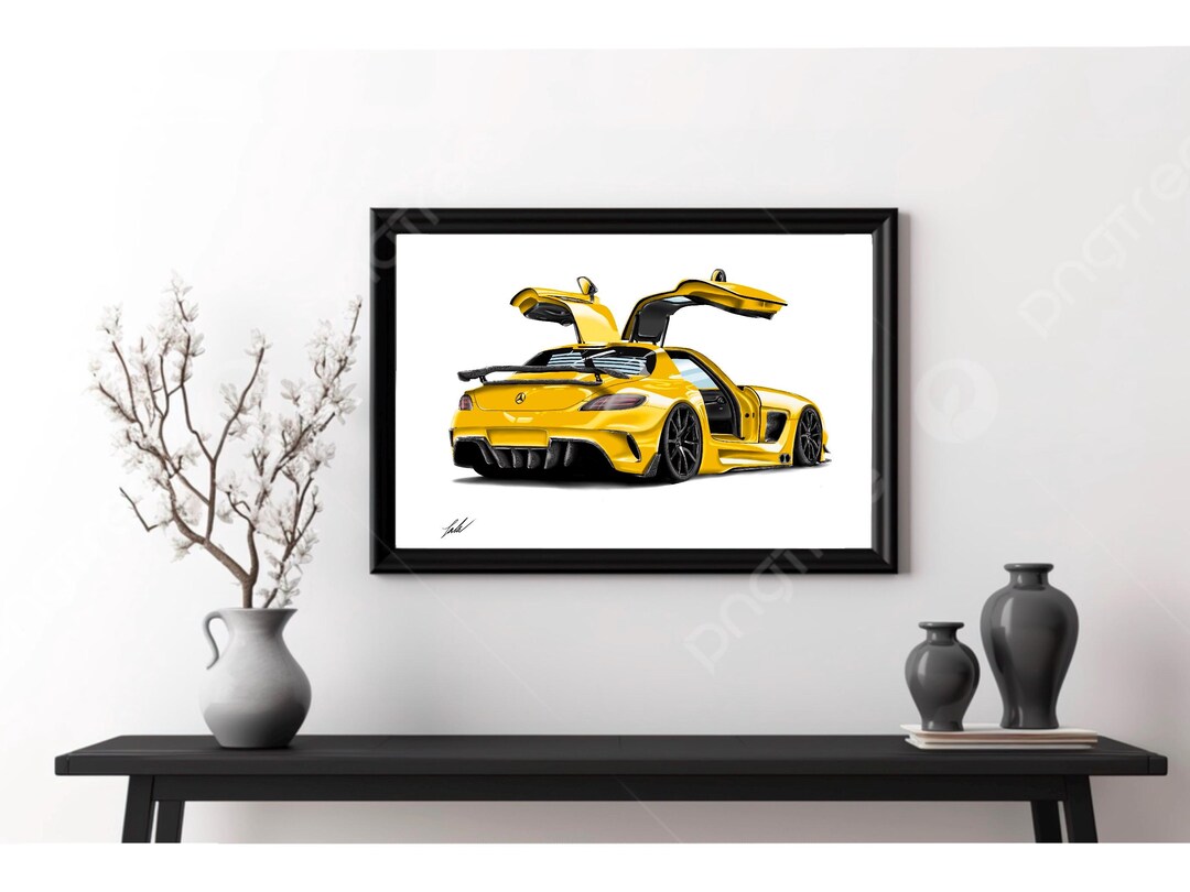 Mercedes SLS AMG Poster - Etsy