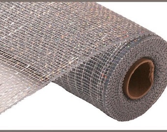 Silver Deco Mesh - Etsy